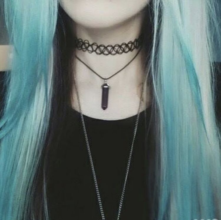 Tumblr Girls With Blue And Black Hair